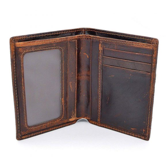 Men's Genuine Leather Dragon Wallet - Medium - Everything Dragon Shop