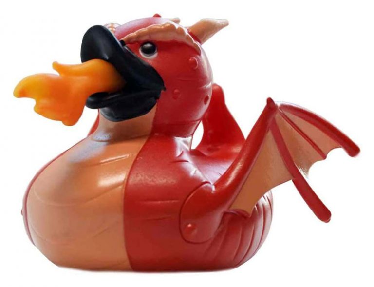Wild Republic Red Dragon Rubber Duck - Everything Dragon Shop