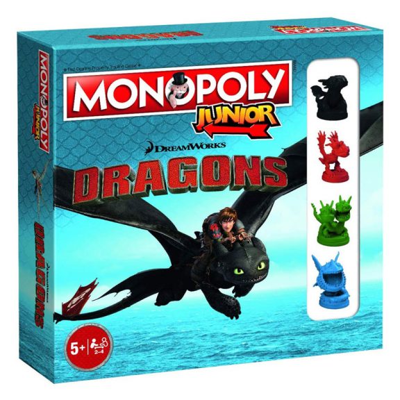 How to Train Your Dragon - Monopoly Junior Dreamworks Dragons