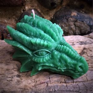 Green Dragon Candle - Everything Dragon Shop
