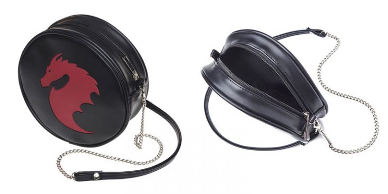 Alchemy Gothic Round Purse with Red Dragon - Everything Dragon Shop