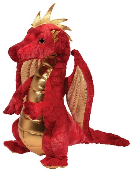Eugene the Red Dragon Plush Stuffed Toy - Everything Dragon
