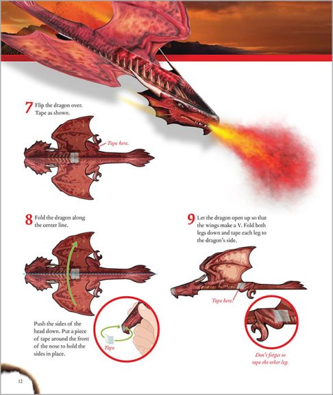 Paper Flying Dragons Activity Book - Everything Dragon Shop